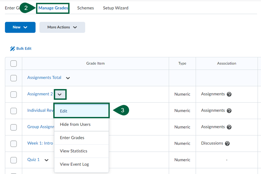 Using Grade Categories