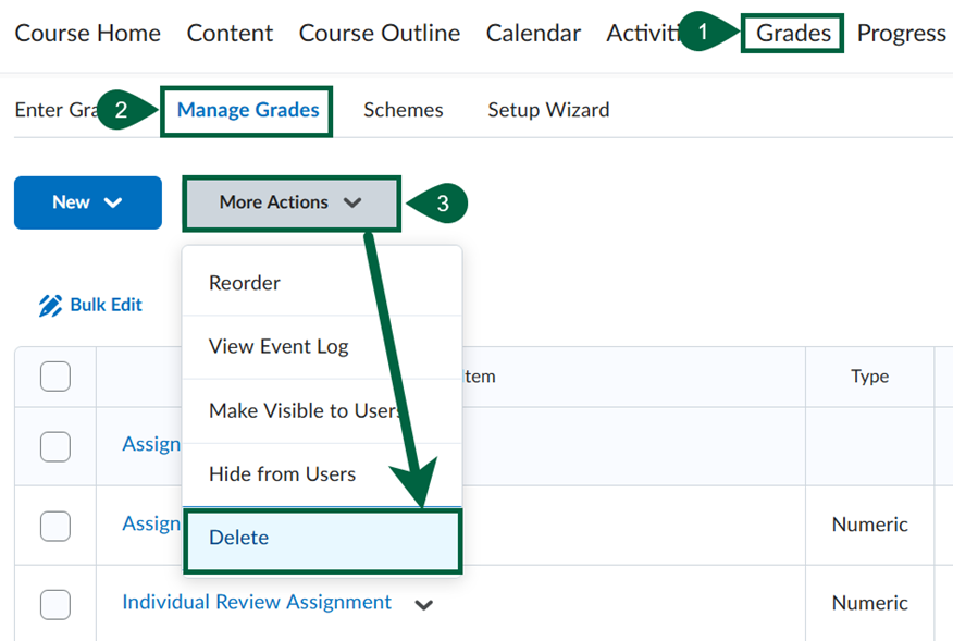 Using Grade Categories