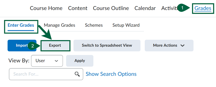 Preparing a CSV (Excel) File for Uploading Grades into ACSIS