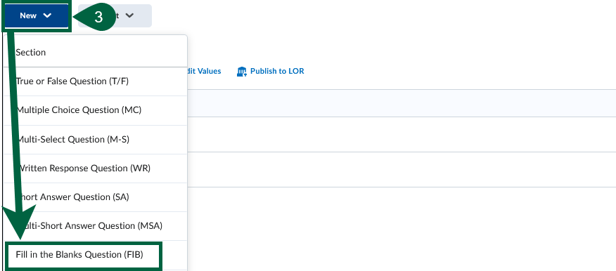 How to Create a Fill in the Blank Quiz Question
