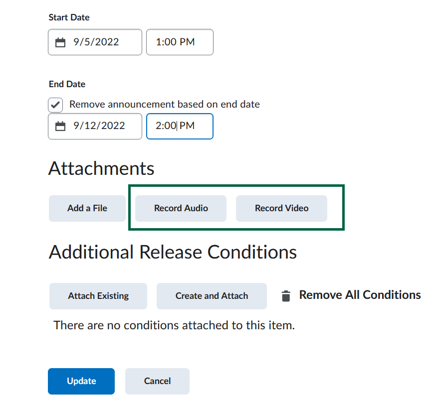 Brightspace Communication Tools