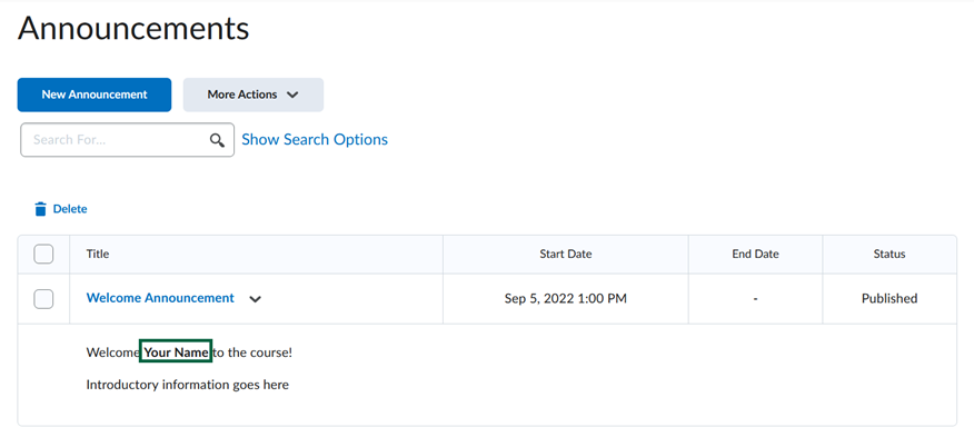 Brightspace Communication Tools