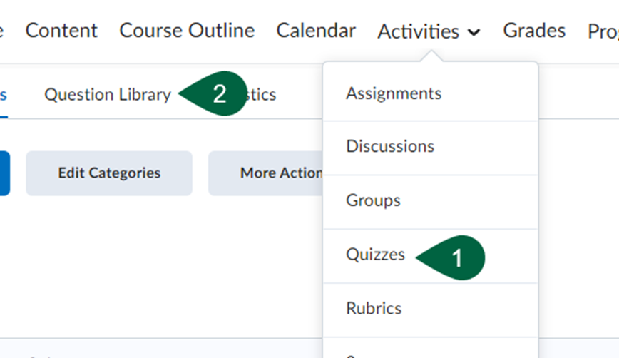 How to Organize Quiz Questions in Question Library