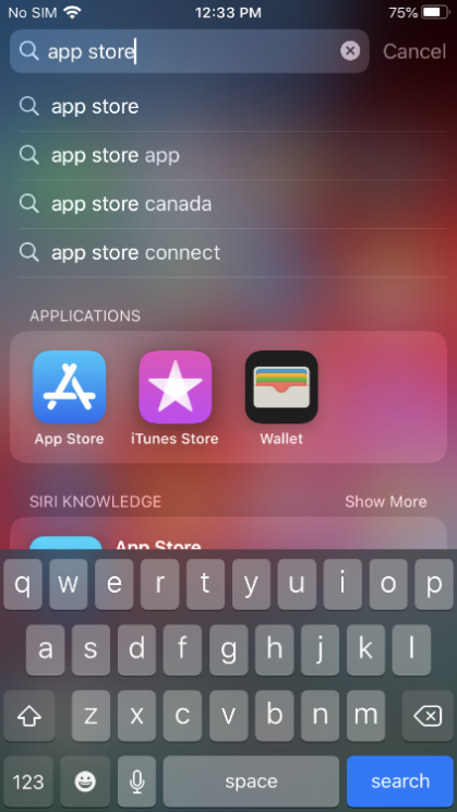 How do I install the Microsoft Outlook app for iOS?
