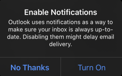 How do I install the Microsoft Outlook app for iOS?