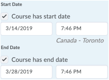 Course Readiness Checklist
