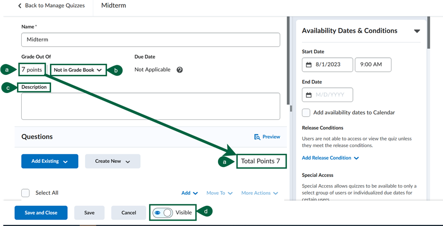 Is My Quiz Set Up Correctly?