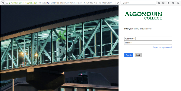 How do I configure my college email on my first login?