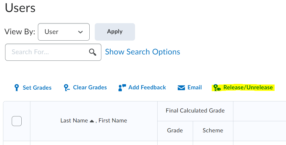 Hiding All Grades from the Students View