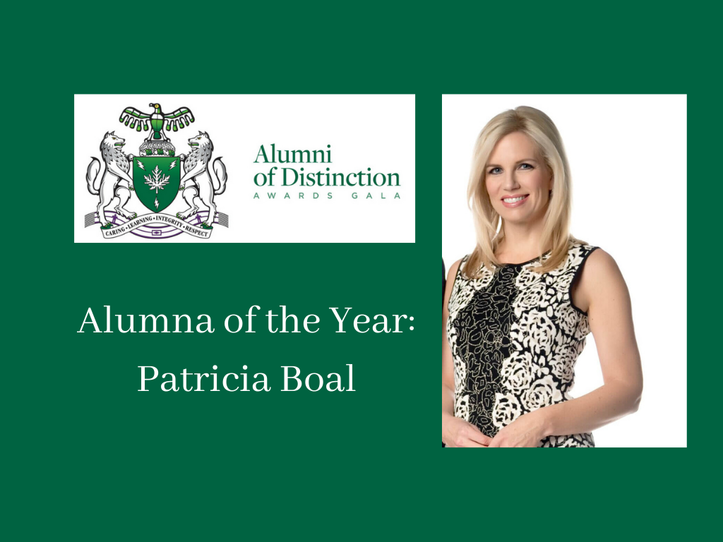 CTV News Anchor Patricia Boal Named Alumna of the Year - News Detail