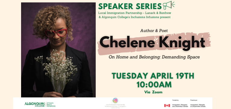 Speaker Series presents Chelene Knight: On Home and Belonging ...