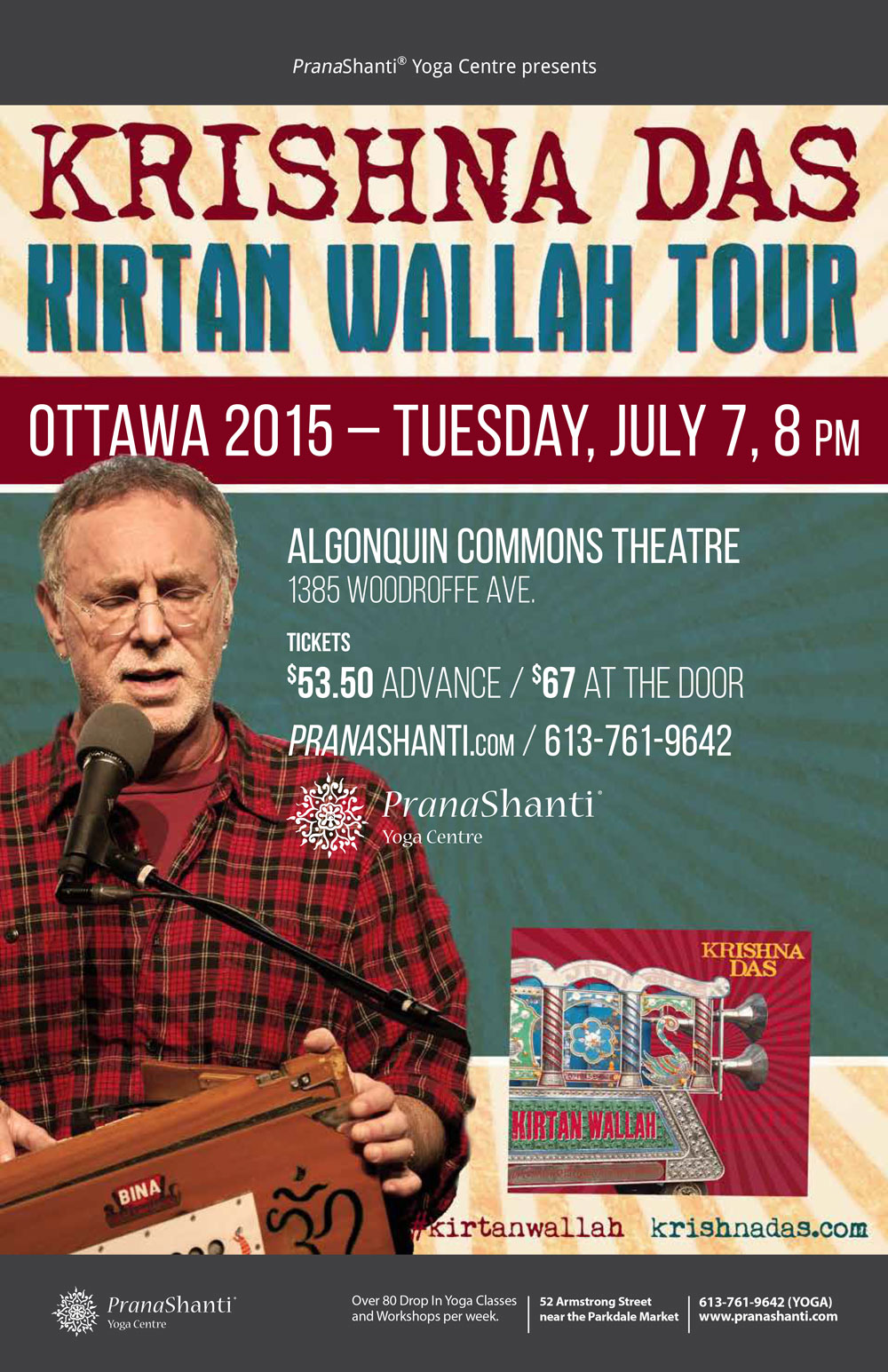 Kirtan with Krishna Das: Kirtan Wallah Tour 2015 - Events Detail