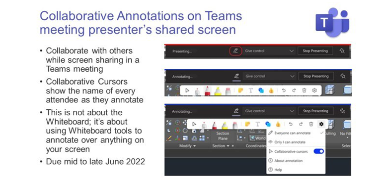 Collaborative Annotations on presenter shared screen in Teams - News Detail