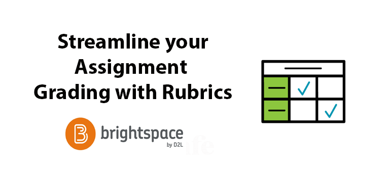 Spotlight PD: Streamline Your Grading Process with Brightspace Rubrics ...