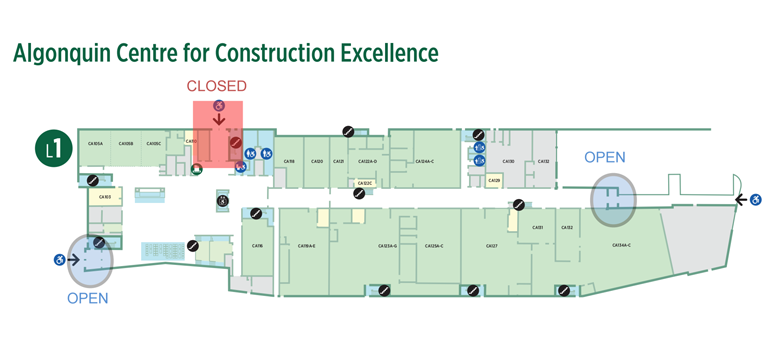 ACCE Building – west vestibule closure - News Detail