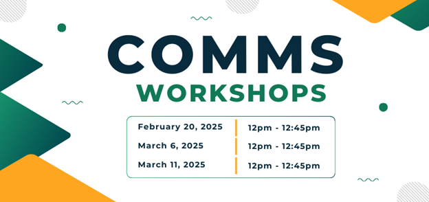 Virtual COMMS Workshops (W25) - News Detail